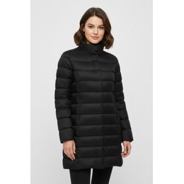 Steppmantel Only "ONLRUBY QUILTED DOWN COAT OTW", Damen, Gr. M, schwarz, Steppware, Obermaterial: 100% Nylon, unifarben, regular fit, M&auml;ntel Steppmantel