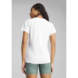 Laufshirt Puma "W RUN VELOCITY TEE (POLY)", Damen, Gr. L, Puma wei&szlig;, Web, Obermaterial: 100% Polyester, unifarben, regular fit normal, Rundhals, Shirts Laufshirt, ergonomische Schnittf&uuml;hrung, DryCELL Technologie, Flatlock-N&auml;hte