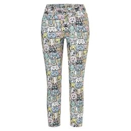 MAC - Slim Fit-7/8-Jeans Modell Dream Summer, mehrfarbig, Gr. 44 / L - Baumwolle