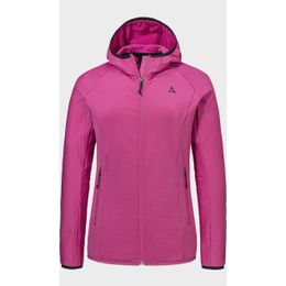Sch&ouml;ffel Fleecejacke SCH&Ouml;FFEL "Fleece Hoody Style Cascata WMS", Damen, Gr. 36, 3305, pink, Oberstoff: 94% Polyester, 6% Elasthan, regular fit, hoch geschlossener Ausschnitt, Jacken Fleecejacke