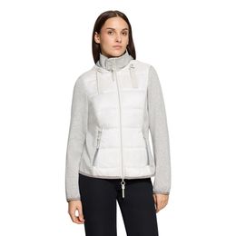 Outdoorjacke Gil Bret, Damen, Gr. 44, sanftes wei&szlig;, Web, Obermaterial: 100% Polyamid, unifarben, regular fit normal, angesetztes B&uuml;ndchen, Jacken Outdoorjacke, mit Kapuze