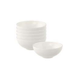 Villeroy & Boch Schale VILLEROY & BOCH "Dessertschalen Royal 240 ml 6er Set wei&szlig;", wei&szlig;, Sch&uuml;sseln, Schale