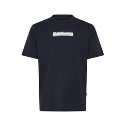 Rundhalsshirt Blend "Rundhalsshirt BHKemuel", Herren, Gr. S, blau (salute), Obermaterial: 100% Baumwolle CO., Shirts Rundhalsshirt