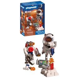 Konstruktions-Spielset Playmobil "ESA: Astronaut mit Roboter (72014), City Action", bunt, Spielbausteine, Kinder, Kunststoff, Konstruktions-Spielset