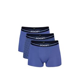 JOOP! Boxershorts JOOP "Everyday", Herren, Gr. L, grau blau, Single Jersey, Obermaterial: 95% Baumwolle, 5% Elasthan, k&ouml;rpernah, Unterhosen Boxershorts, ohne Eingriff, elastischer Logobund, Baumwollmix