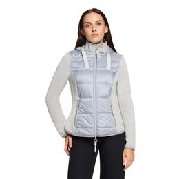 Outdoorjacke Gil Bret, Damen, Gr. 42, ashley blau, Web, Obermaterial: 100% Polyamid, unifarben, regular fit normal, angesetztes B&uuml;ndchen, Jacken Outdoorjacke, mit Kapuze