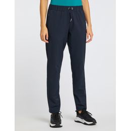 Trainingshose Joy Sportswear "WEBHOSE ENJA", Damen, Gr. 40, N-Gr, night, Obermaterial: 92% Polyester, 8% Elasthan, Hosen Trainingshose