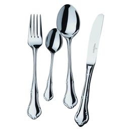 Besteck-Set "Tafelbesteck Palazzo 24er Set silber", silber, 24 tlg., PICARD & WIELP&Uuml;TZ SOLINGEN, Essbesteck-Sets, Besteck-Set, Sp&uuml;lmaschinengeeignet