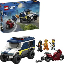Konstruktionsspielsteine Lego "Gefangenentransporter (60479), Lego City", bunt, Spielbausteine, Kinder, Kunststoff, Konstruktionsspielsteine, Made in Europe