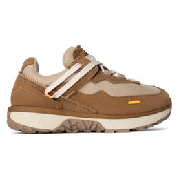 UGG Australia Sneaker UGG "RETROFI LOW", Herren, Gr. 11 (44), braun (chestnut), Textil, Veloursleder, Schuhe Sneaker, Plateausneaker, Chunky Sneaker, Schn&uuml;rschuh mit weichem Fu&szlig;bett