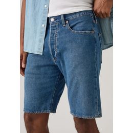 Levi's Bermudas LEVI'S "501 ORIGINAL SHORTS", Herren, Gr. 34, N-Gr, early nights shorts, Denim/Jeans, Obermaterial: 99% Baumwolle, 1% Elasthan, normal kniefrei, Hosen Bermudas, Jeans-Bermudas mit Stretch, der Klassiker 501 ORIGINAL