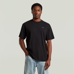 G-Star Raw T-Shirt G-STAR "True Regular", Herren, Gr. XL, dk schwarz, Jersey, Obermaterial: 100% Baumwolle, unifarben, regular fit h&uuml;ftbedeckend, Rundhals, abgesteppte Kante, Shirts T-Shirt, aus Baumwolle, Rundhals