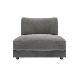 Jette Home Element Einsitzer ohne Armlehne in Cord Modulsofa Sila grau Ma&szlig;e (cm): B: 100 H: 85 T: 127.0 &raquo; M&ouml;bel Kraft
