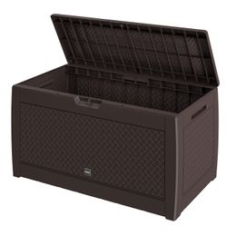 Casaria Gartenbox Matuba 310L Braun Flechtoptik wasserdicht