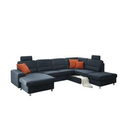 Kollektion Kraft Wohnlandschaft Steel Marc blau Ma&szlig;e (cm): B: 311 H: 85 T: 245.0 &raquo; M&ouml;bel Kraft