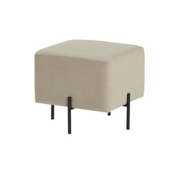 M&ouml;bel Kraft Polsterhocker beige Ma&szlig;e (cm): B: 43 H: 40 T: 43.0 &raquo; M&ouml;bel Kraft