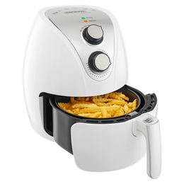 Monzana Hei&szlig;luftfritteuse 9in1 Wei&szlig; inkl Rezeptheft 1500W
