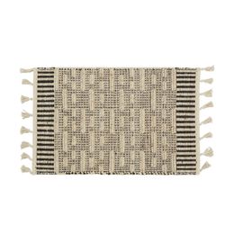 Gray & Jones Handwebteppich Black Coast beige Wolle,Baumwolle Ma&szlig;e (cm): B: 160 &raquo; M&ouml;bel Kraft