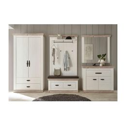 M&ouml;bel Kraft Garderobe wei&szlig; Ma&szlig;e (cm): B: 341 H: 201 T: 45.0 &raquo; M&ouml;bel Kraft