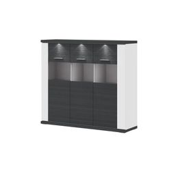 Primo Highboard Titan grau Ma&szlig;e (cm): B: 146 H: 131 T: 42.0 &raquo; M&ouml;bel Kraft