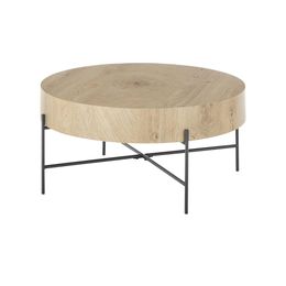 M&ouml;bel Kraft Couchtisch holzfarben Ma&szlig;e (cm): H: 37 &Oslash;: 83.0 &raquo; M&ouml;bel Kraft