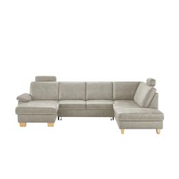 Kollektion Kraft Wohnlandschaft Kunstleder Samu grau Ma&szlig;e (cm): B: 316 H: 90 T: 235.0 &raquo; M&ouml;bel Kraft