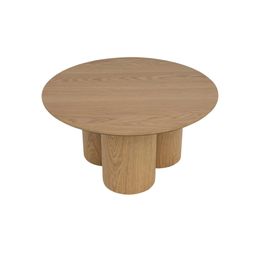 M&ouml;bel Kraft Couchtisch holzfarben Ma&szlig;e (cm): H: 40 &Oslash;: 80.0 &raquo; M&ouml;bel Kraft