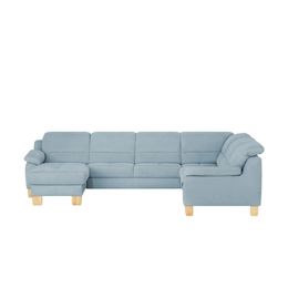Kollektion Kraft Wohnlandschaft aus Mikrofaser Hanna blau Ma&szlig;e (cm): B: 322 H: 84 T: 264.0 &raquo; M&ouml;bel Kraft