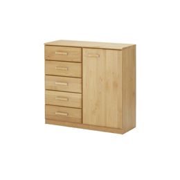 Woodford Kommode teilmassiv Morgana holzfarben Ma&szlig;e (cm): B: 93 H: 89 T: 37.0 &raquo; M&ouml;bel Kraft