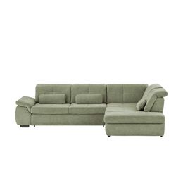M&ouml;bel Kraft Ecksofa mit Funktion Perry gr&uuml;n Ma&szlig;e (cm): B: 315 H: 85 T: 260.0 &raquo; M&ouml;bel Kraft