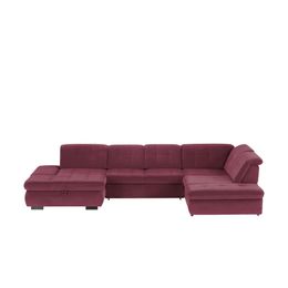 Kollektion Kraft Wohnlandschaft lila/violett Ma&szlig;e (cm): B: 382 H: 102 T: 260.0 &raquo; M&ouml;bel Kraft
