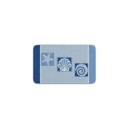 Grund Badematte blau Synthetik Ma&szlig;e (cm): B: 50 H: 1,8 &raquo; M&ouml;bel Kraft