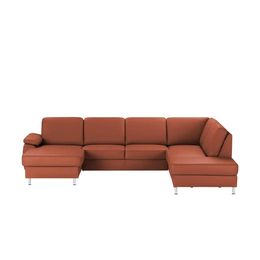 Kollektion Kraft Wohnlandschaft mit Sitz- und R&uuml;ckenbezug aus Leder Kathi rot Ma&szlig;e (cm): B: 309 H: 86 T: 235.0 &raquo; M&ouml;bel Kraft