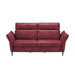 Hukla Sofa 2 5-sitzig Solea rot Ma&szlig;e (cm): B: 196 T: 95.0 &raquo; M&ouml;bel Kraft