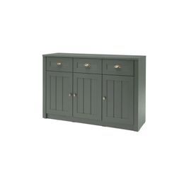 M&ouml;bel Kraft Highboard gr&uuml;n Ma&szlig;e (cm): B: 130 H: 86 T: 43.0 &raquo; M&ouml;bel Kraft