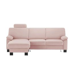 Kollektion Kraft Ecksofa Veit rosa/pink Ma&szlig;e (cm): B: 232 H: 90 T: 168.0 &raquo; M&ouml;bel Kraft
