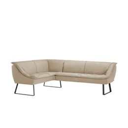 Koinor Eckbank Leder Alino beige Ma&szlig;e (cm): B: 263 H: 89 T: 192.0 &raquo; M&ouml;bel Kraft