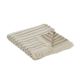 CS Schmal como Plaid Jacquard creme Synthetik Ma&szlig;e (cm): B: 135 &raquo; M&ouml;bel Kraft