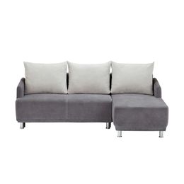 M&ouml;bel Kraft Ecksofa grau Ma&szlig;e (cm): B: 220 H: 94 T: 161.0 &raquo; M&ouml;bel Kraft