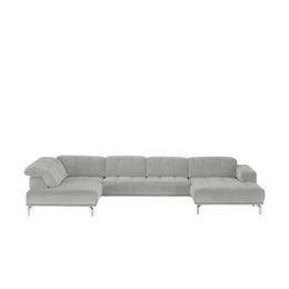 Kollektion Kraft Wohnlandschaft Sarina grau Ma&szlig;e (cm): B: 383 H: 75 T: 212.0 &raquo; M&ouml;bel Kraft