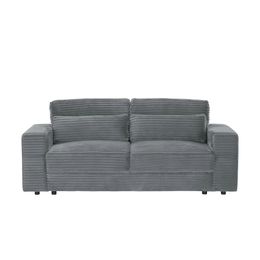 M&ouml;bel Kraft Big Sofa in modernem Breitcord grau Ma&szlig;e (cm): B: 209 H: 89 T: 102.0 &raquo; M&ouml;bel Kraft