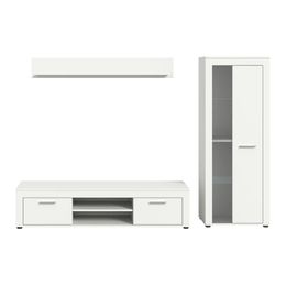 M&ouml;bel Kraft Wohnwand wei&szlig; Ma&szlig;e (cm): B: 235 H: 159 T: 35.0 &raquo; M&ouml;bel Kraft