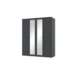 M&ouml;bel Kraft Dreht&uuml;renschrank schwarz Ma&szlig;e (cm): B: 180 H: 210 T: 58.0 &raquo; M&ouml;bel Kraft