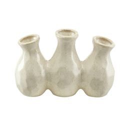 HOME STORY Vase 3er creme Keramik Ma&szlig;e (cm): B: 18 H: 12 T: 6.0 &raquo; M&ouml;bel Kraft