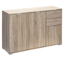 Casaria Kommode Alba Eiche 107x74x35cm
