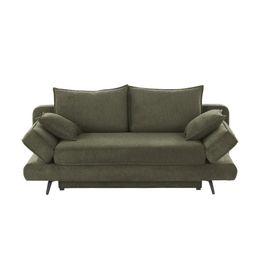bobb Schlafsofa Henny de Luxe gr&uuml;n Ma&szlig;e (cm): B: 206 H: 91 T: 110.0 &raquo; M&ouml;bel Kraft