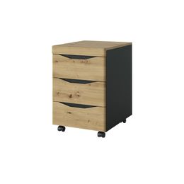 M&ouml;bel Kraft Rollcontainer holzfarben Ma&szlig;e (cm): B: 45 H: 66 T: 55.0 &raquo; M&ouml;bel Kraft