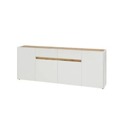 M&ouml;bel Kraft Sideboard wei&szlig; Ma&szlig;e (cm): B: 220 H: 84 T: 40.0 &raquo; M&ouml;bel Kraft
