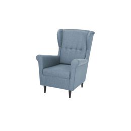 Smart Sessel Hubertine blau Ma&szlig;e (cm): B: 82 H: 102 T: 89.0 &raquo; M&ouml;bel Kraft