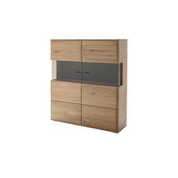 Mondo Highboard Minoma holzfarben Ma&szlig;e (cm): B: 124 H: 140 T: 37.0 &raquo; M&ouml;bel Kraft